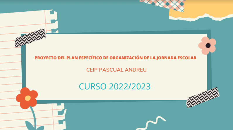 JORNADA CONTINUA – CEIP PASCUAL ANDREU