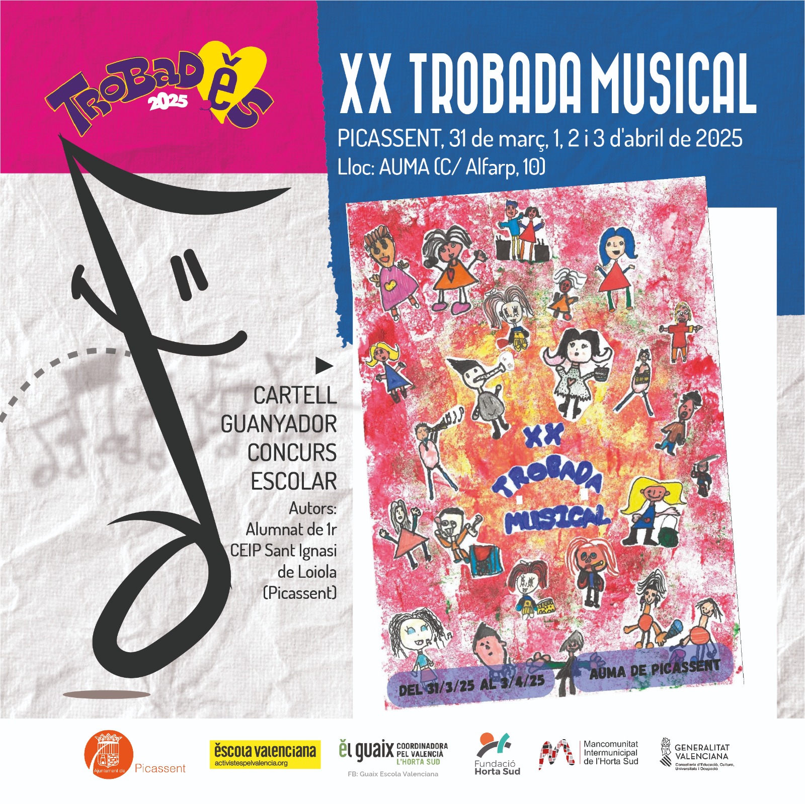 XX TROBADA Musical a Picassent 2025 – ESCOLA D'ADULTS DE PICASSENT