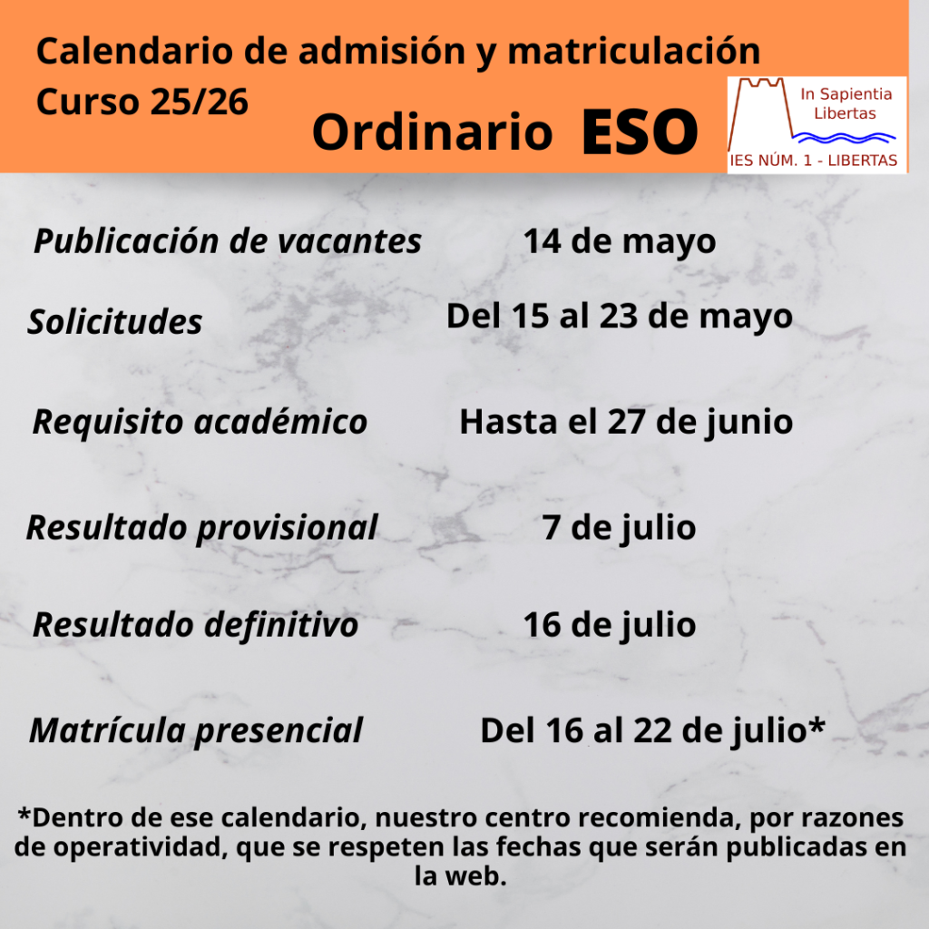 Sin categoría – Pàgina 4 – IES Núm 1 – Libertas