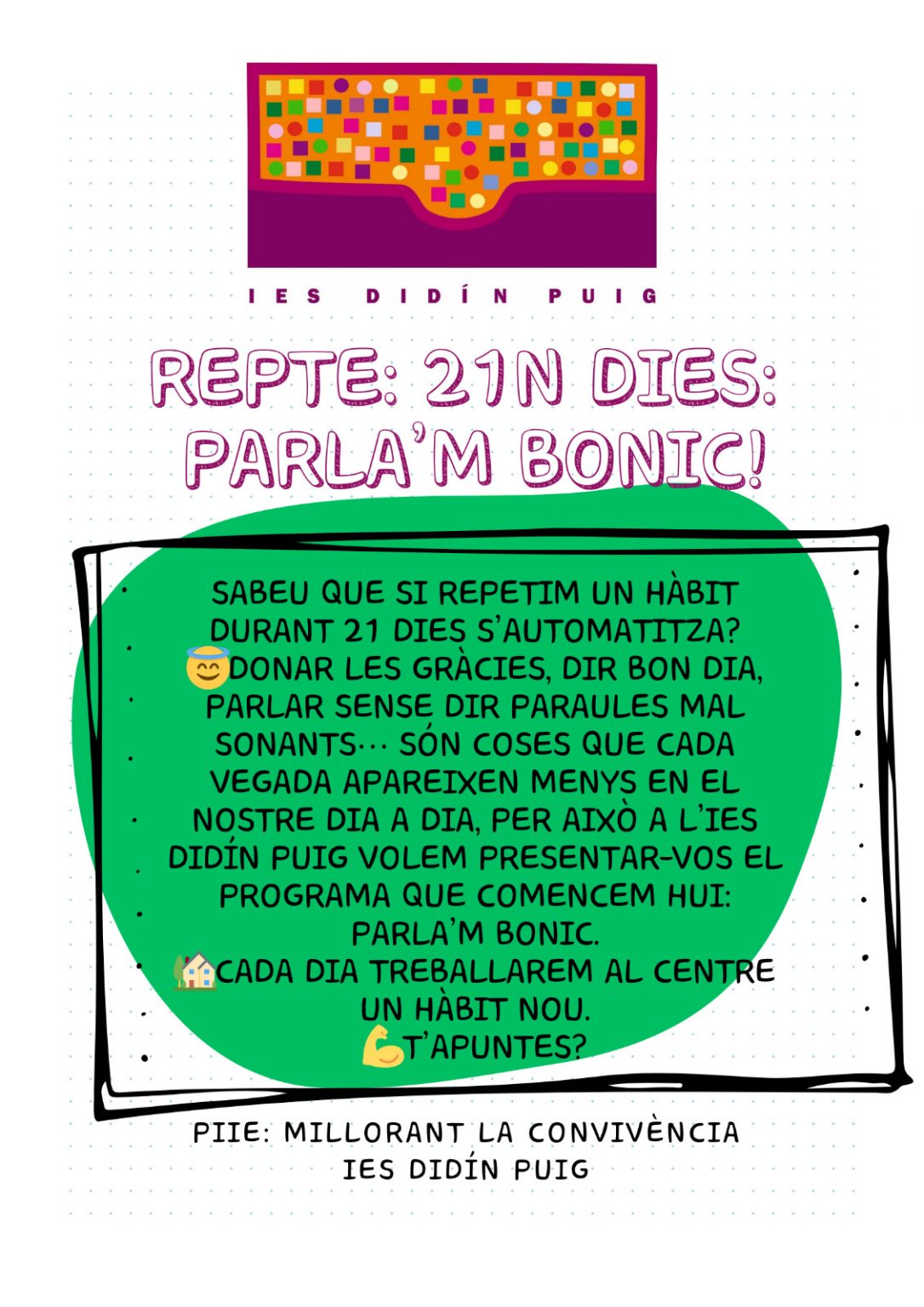 PARLA’M BONIC! – IES DIDÍN PUIG (Guadassuar – València)