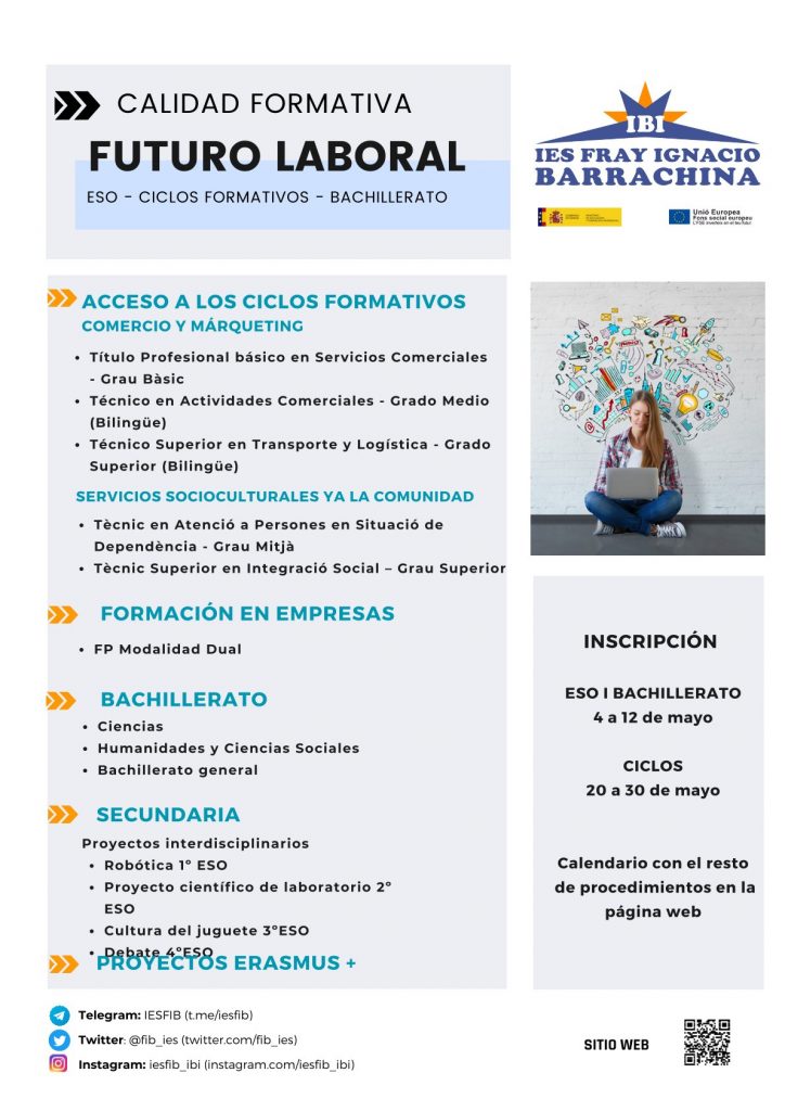 IES FRAY IGNACIO BARRACHINA – Instituto de Educación Secundaria (ESO ...