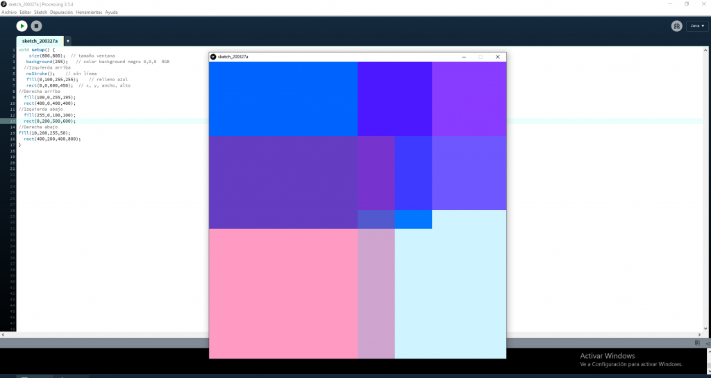 Processing. Colores y transparencias – IES l'Eliana