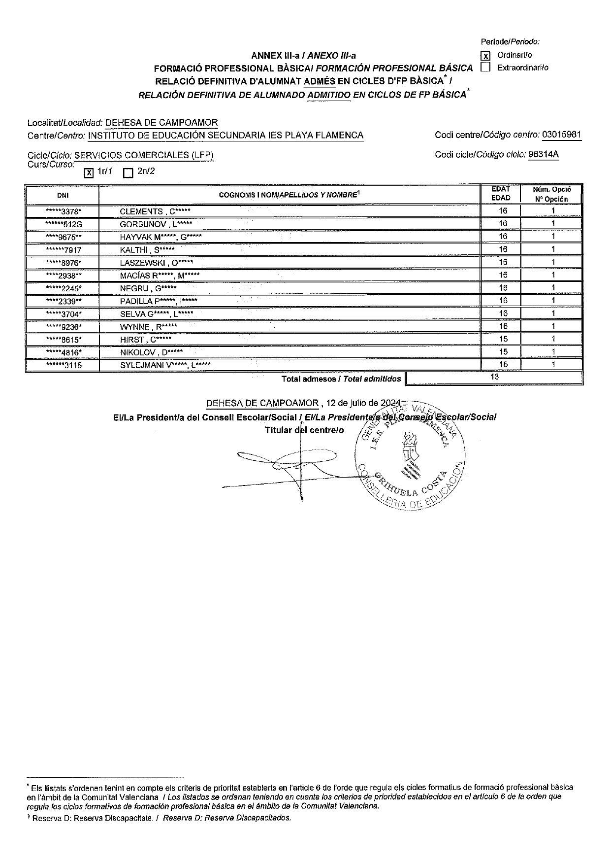 IES PLAYA FLAMENCA – Instituto de Educación Secundaria Playa Flamenca