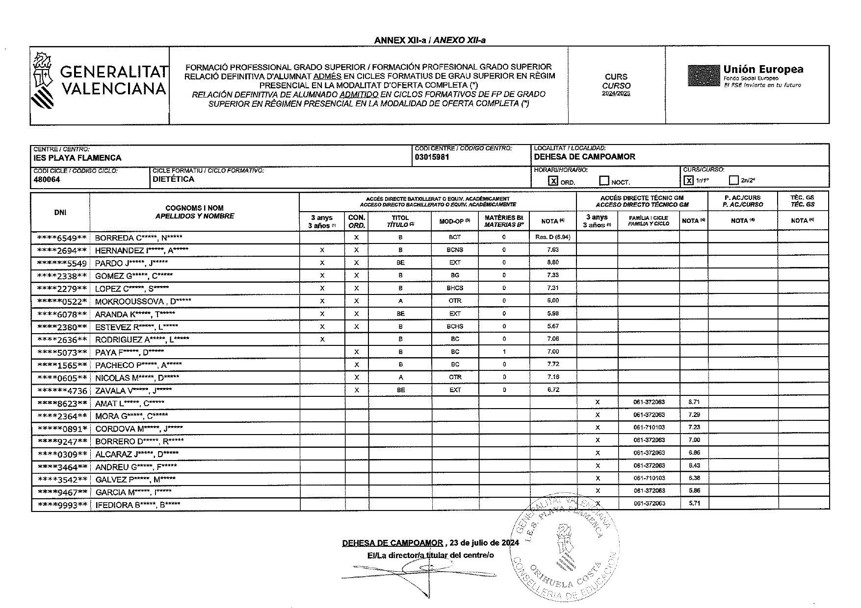 IES PLAYA FLAMENCA – Instituto de Educación Secundaria Playa Flamenca