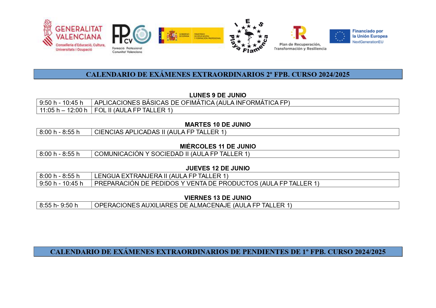 IES PLAYA FLAMENCA – Instituto de Educación Secundaria Playa Flamenca