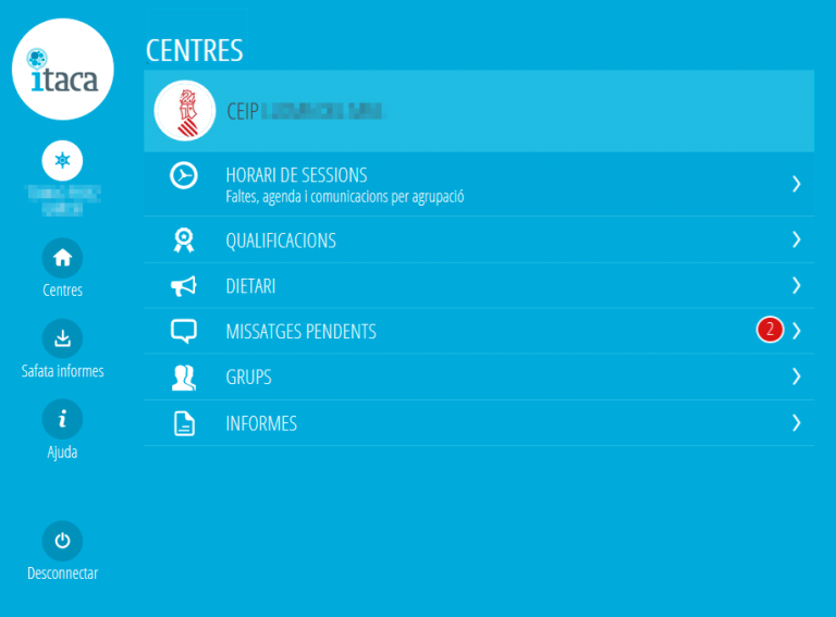 Mòdul docent – ITACA