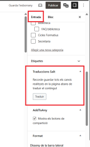 Salt: plug-in per a traduir automàticament – Portaledu