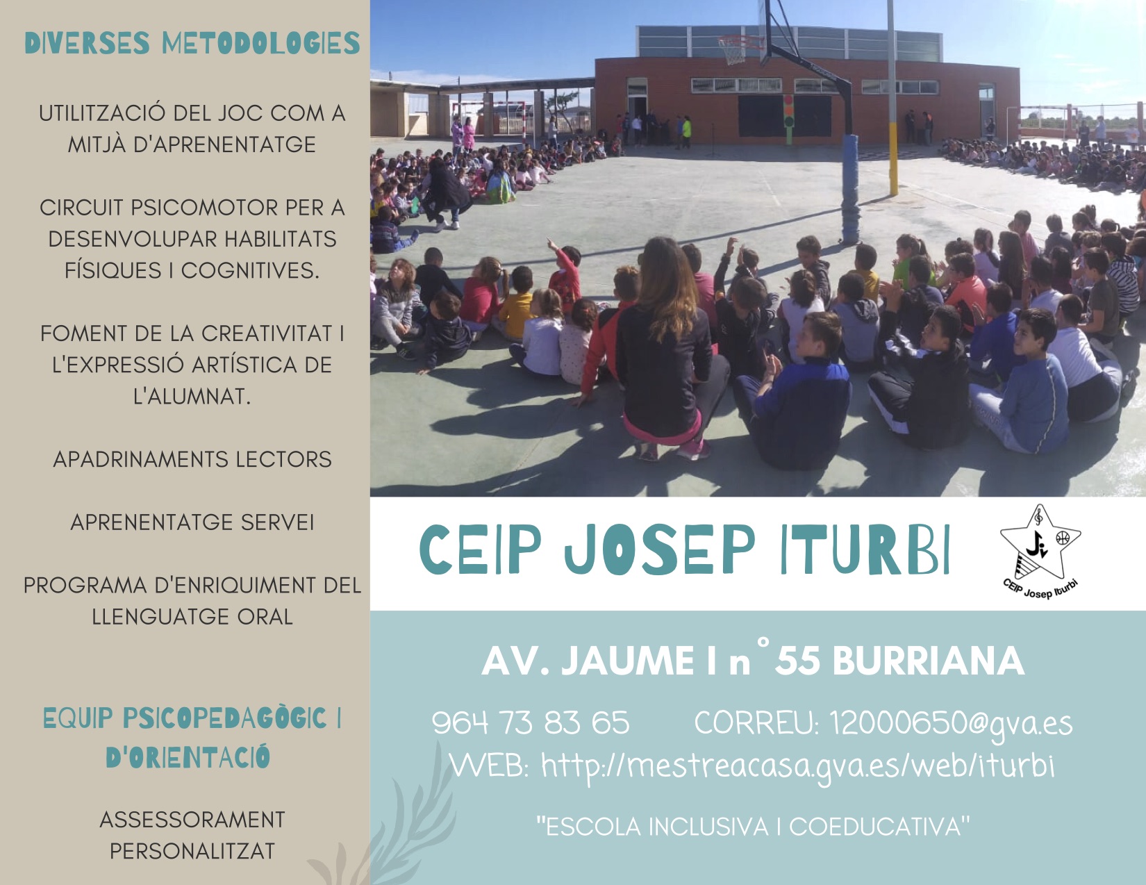 CONEIX LA NOSTRA ESCOLA – CEIP JOSEP ITURBI